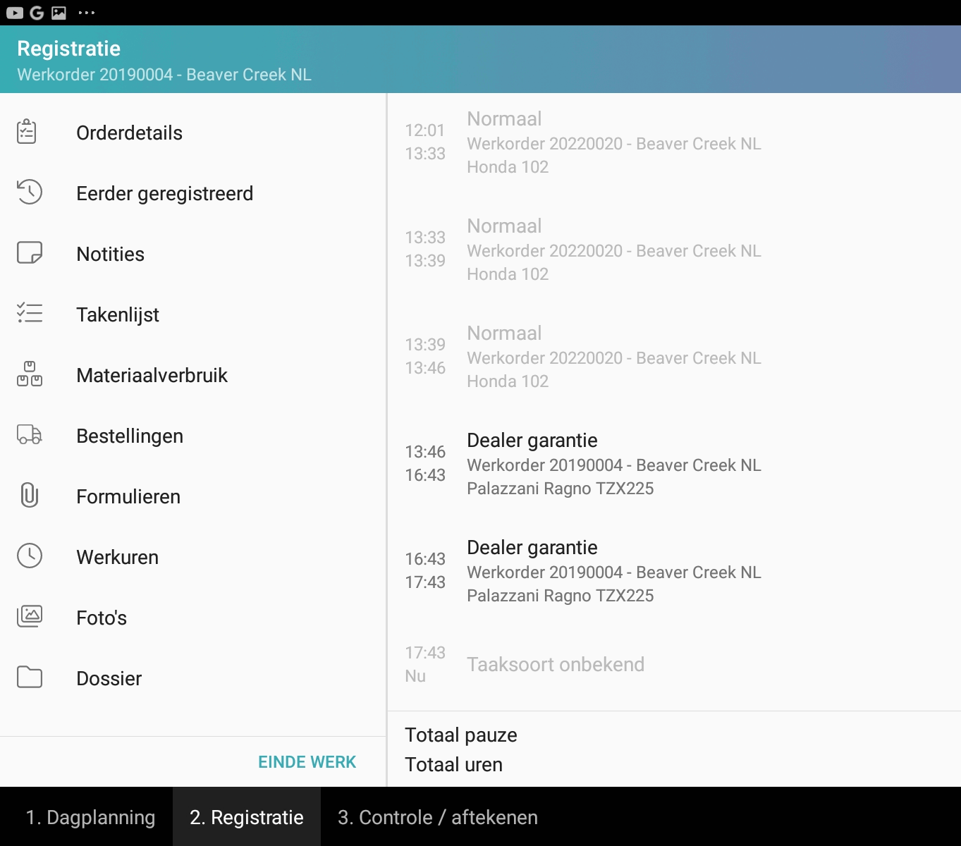 Werkbon App - Bever Automatisering
